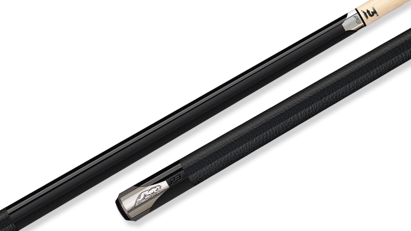 Predator P3 BLACK Pool Cue with Leather Luxe Wrap – Predator Break Cues
